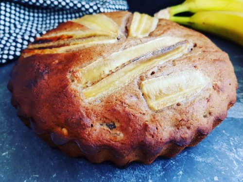 Chec cu banane îndulcit cu miere, fără gluten, fără lactate - Mâncarea ...